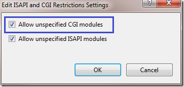 Chau Chee Yang Technical Blog: Configure Windows 7 IIS7 for ISAPI DLL